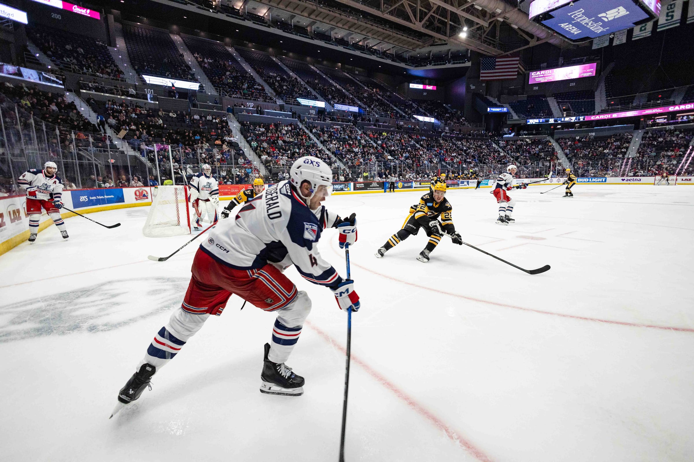 Wolf Pack Bested 5-2 by WBS Penguins in Home Opener